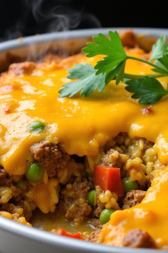 12 Filling Ground Beef Rice Casserole That Stretches Ingredients
